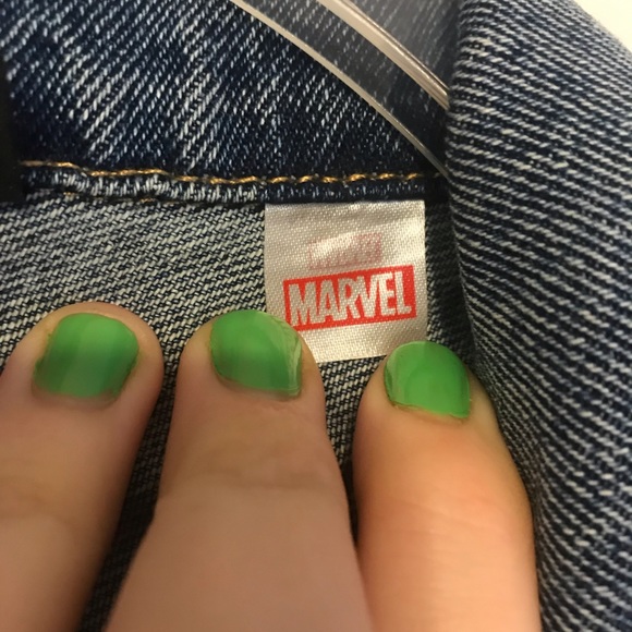 H&M | Jackets & Coats | Custom Hand Painted Marvel Spiderman Denim ...